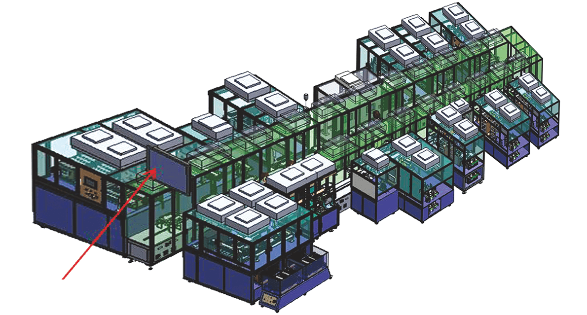 Fully Automatic Vehicle Backlight Stack Assembly Line